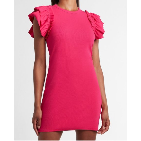 Dresses | Ruffle Sleeve Dress | Poshmark